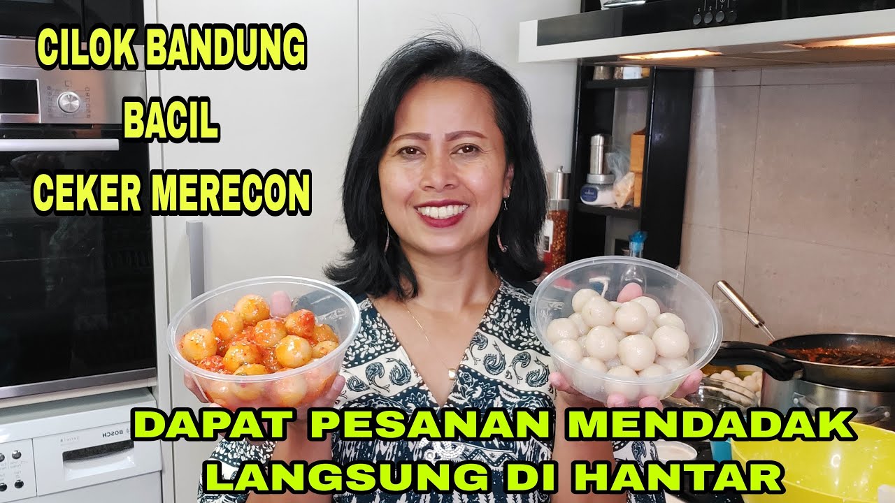 Pesanan Mendadak Cilok Bandung Bacil Dan Ceker Merecon - YouTube