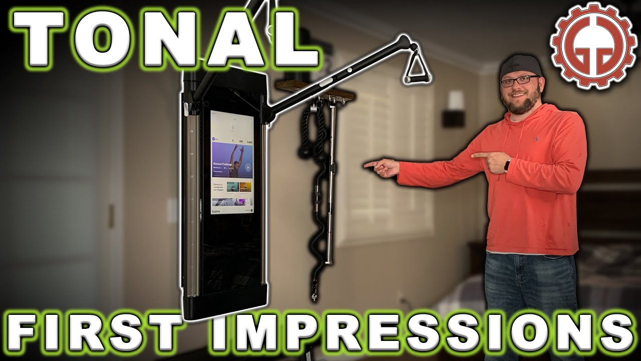 Tonal Home Gym review first impressions after installation - YouTube