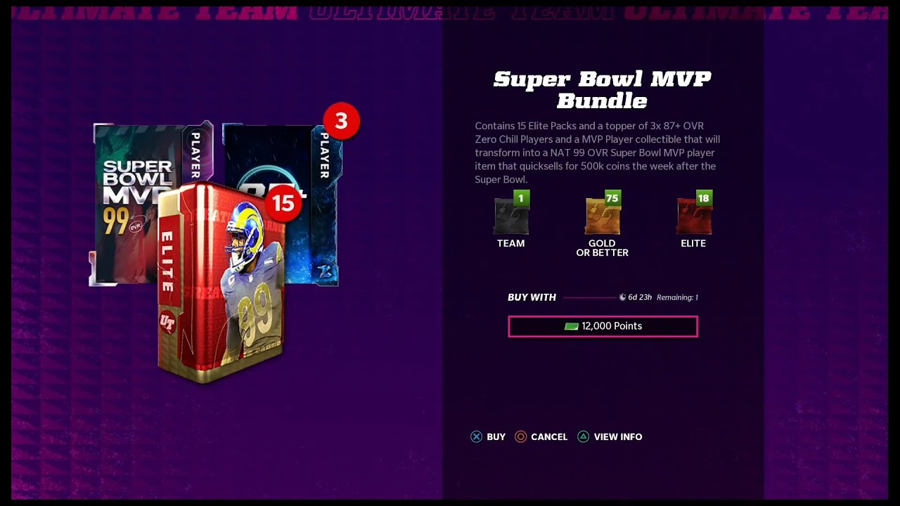 SUPER BOWL MVP BUNDLE PACK OPENING! | MADDEN 22 PACK OPENING - YouTube
