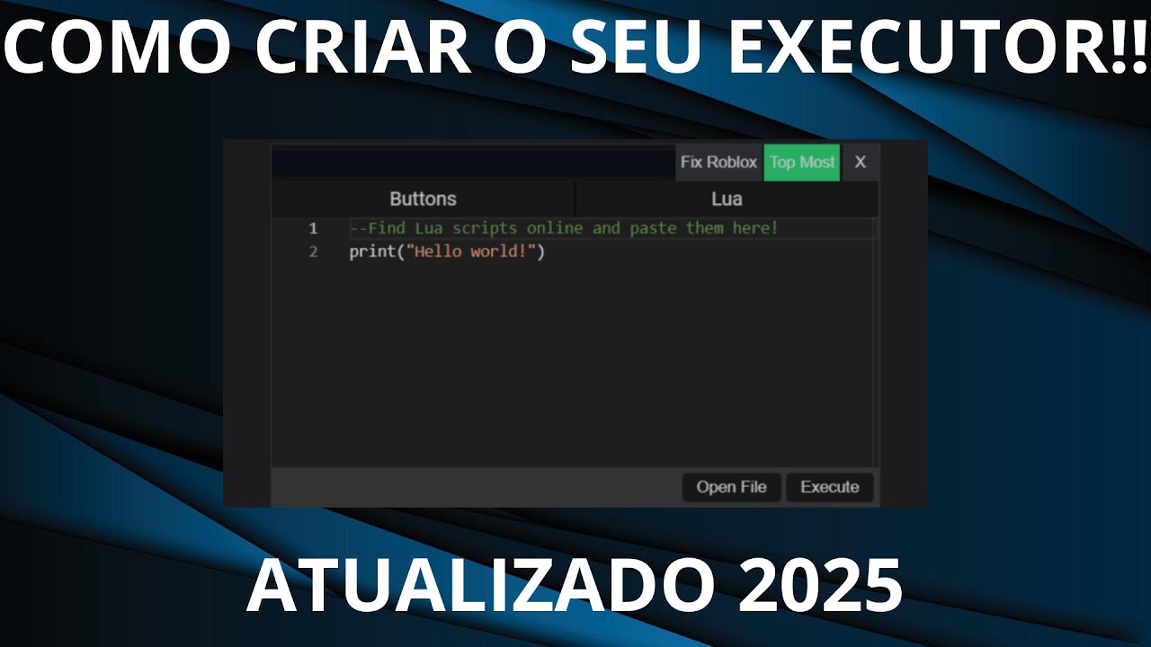COMO CRIAR EXECUTOR ATUALIZADO NO ROBLOX!!!! (API DO XENO) - YouTube