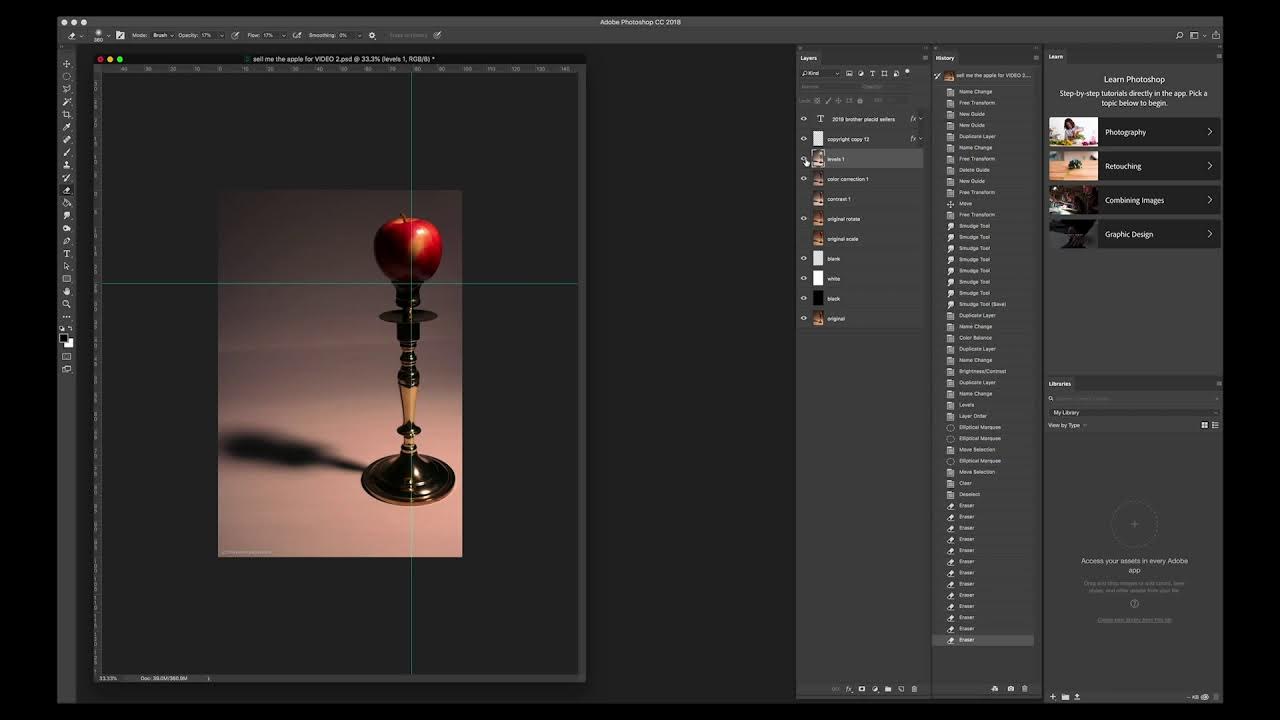 1 Tutorial Video Teaching Photoshop Tools And Functions Basics Video 1