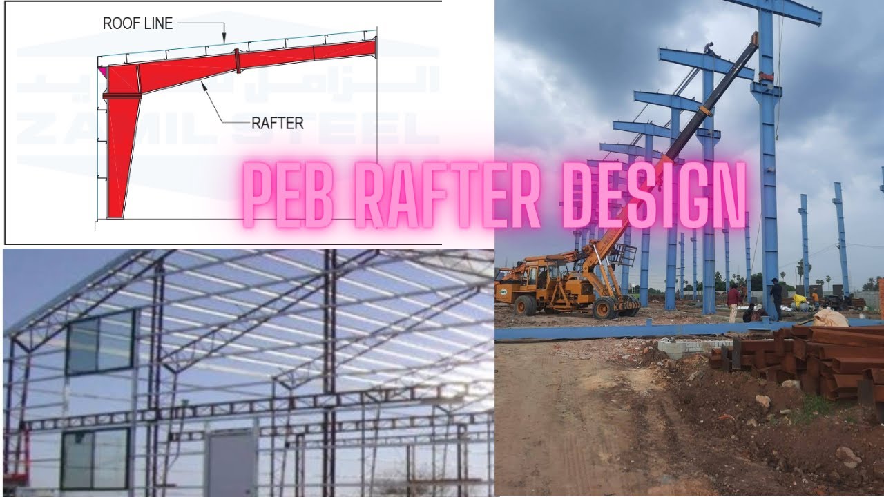 PEB RAFTER DESIGN | RAFTER |PORTAL FRAME |STEEL STRUCTURE DESIGN - YouTube