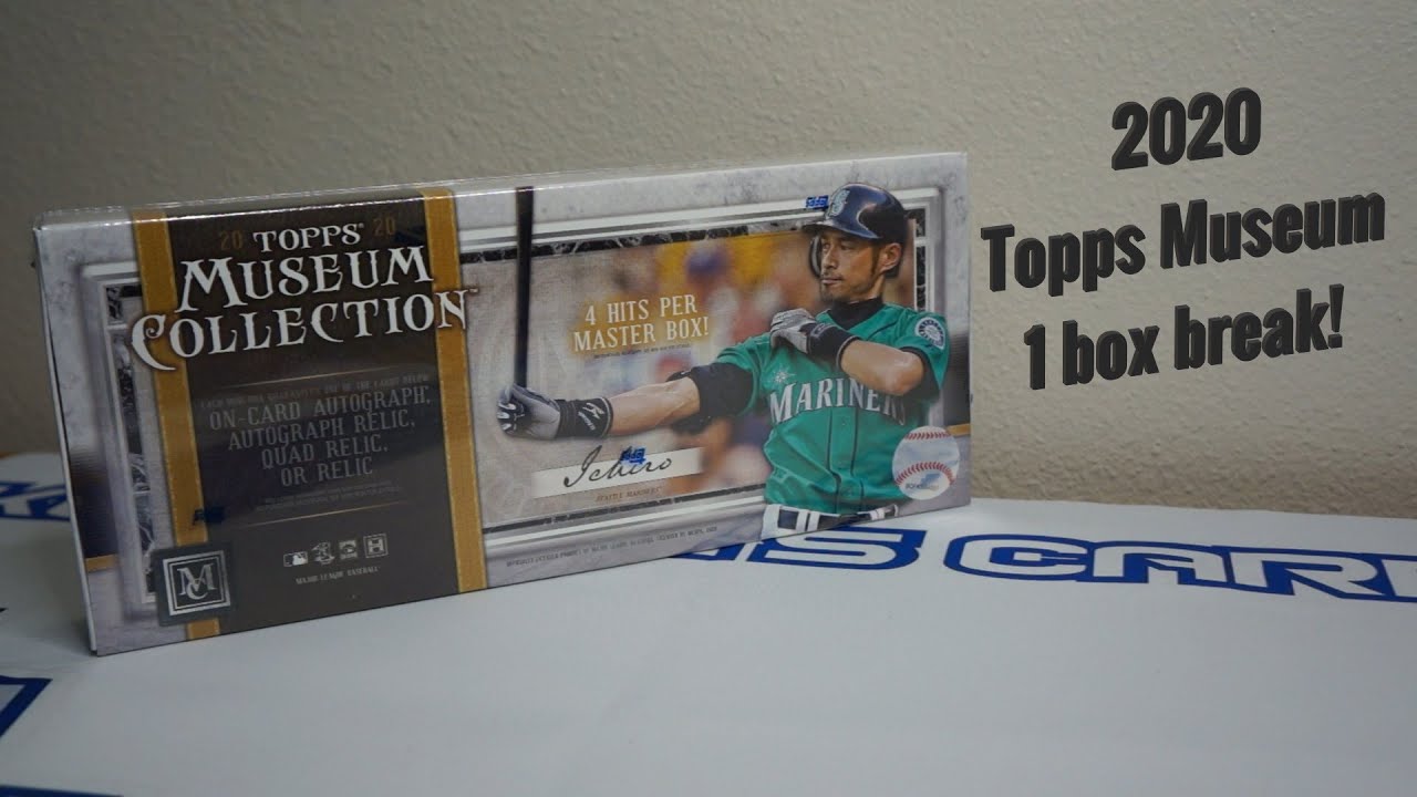 2020 Topps Museum Collection - 1 box break! - YouTube