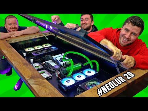 #NeOlur 28 - MASANIN İÇİNE BİLGİSAYAR KURARSAK NE OLUR? (Custom DIY Desk PC)