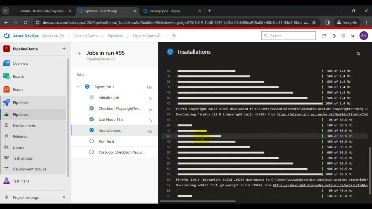 Playwright #70 Create Azure DevOps Pipeline without YAML File - YouTube