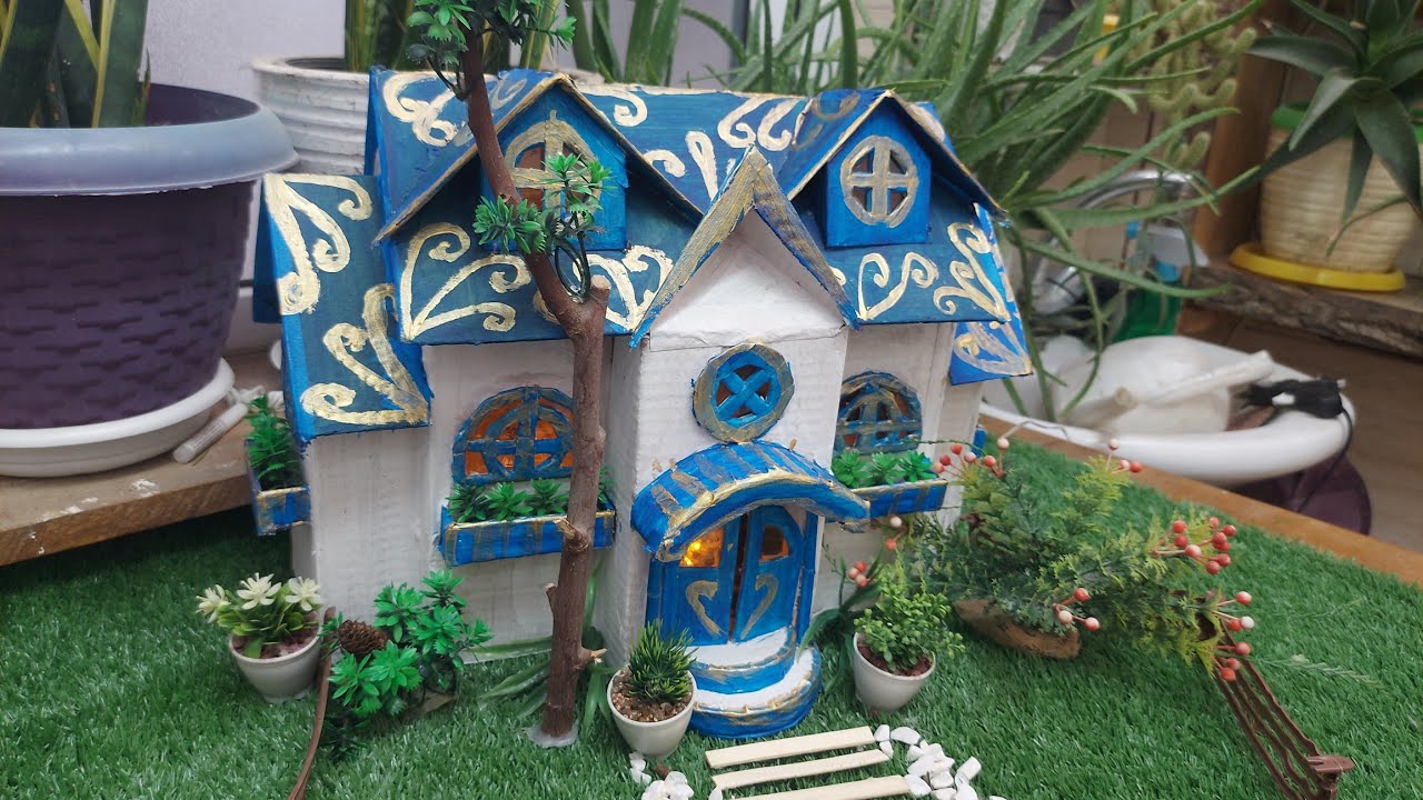 mini house / art creation / Dream villa / miniature house / A house in ...