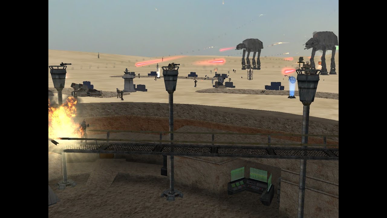 SWBF2 Mod map Tatooine: Canyon Assault (no commentary) - YouTube