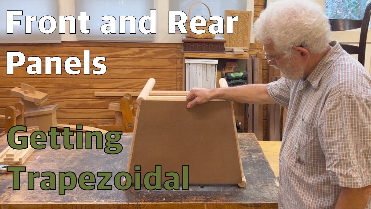 Part 2 - Front and Rear Panel Mortises - Trapezoidal Post and Rung ...