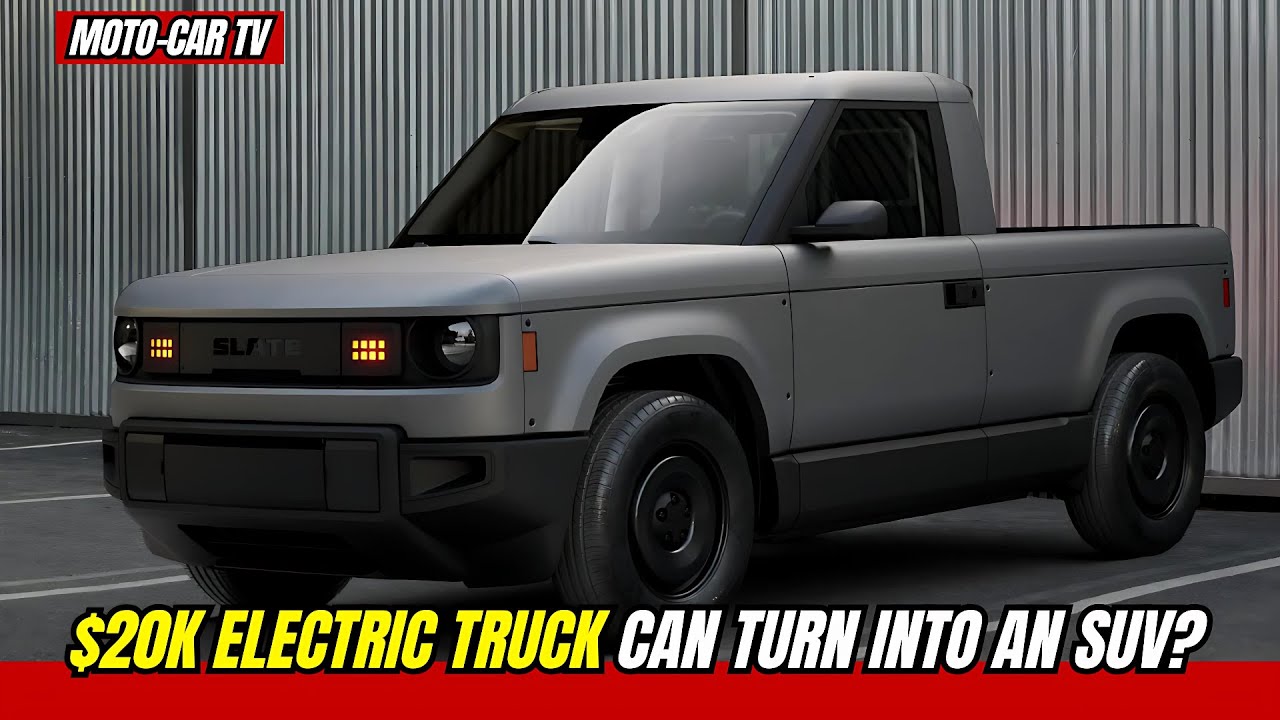 Why Jeff Bezos Backed This Simple, Affordable EV Truck (SLATE Auto ...
