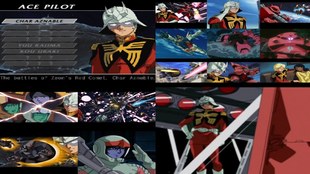 MOBILE SUIT GUNDAM ENCOUNTERS IN SPACE~(PLAYSTATION 2)~ACE PILOT STORY ...