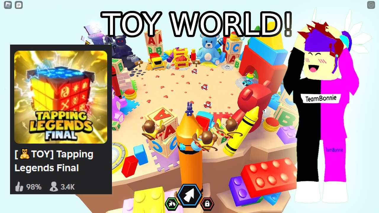 🧸TOY WORLD! OP UPGRADE!...🧸 #4 | Tapping Legends Final (Roblox) - YouTube