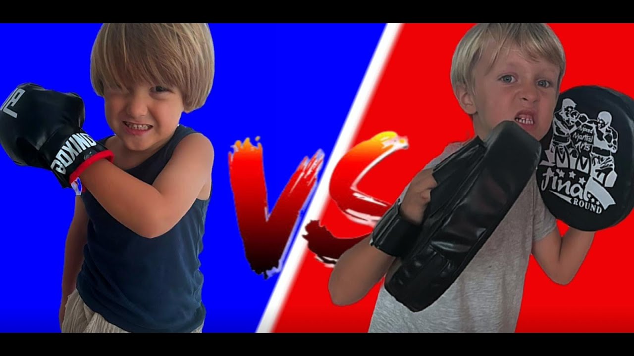 Epic Kids Boxing Challenge with Giant Gloves! Who Will Win? #fighting # ...
