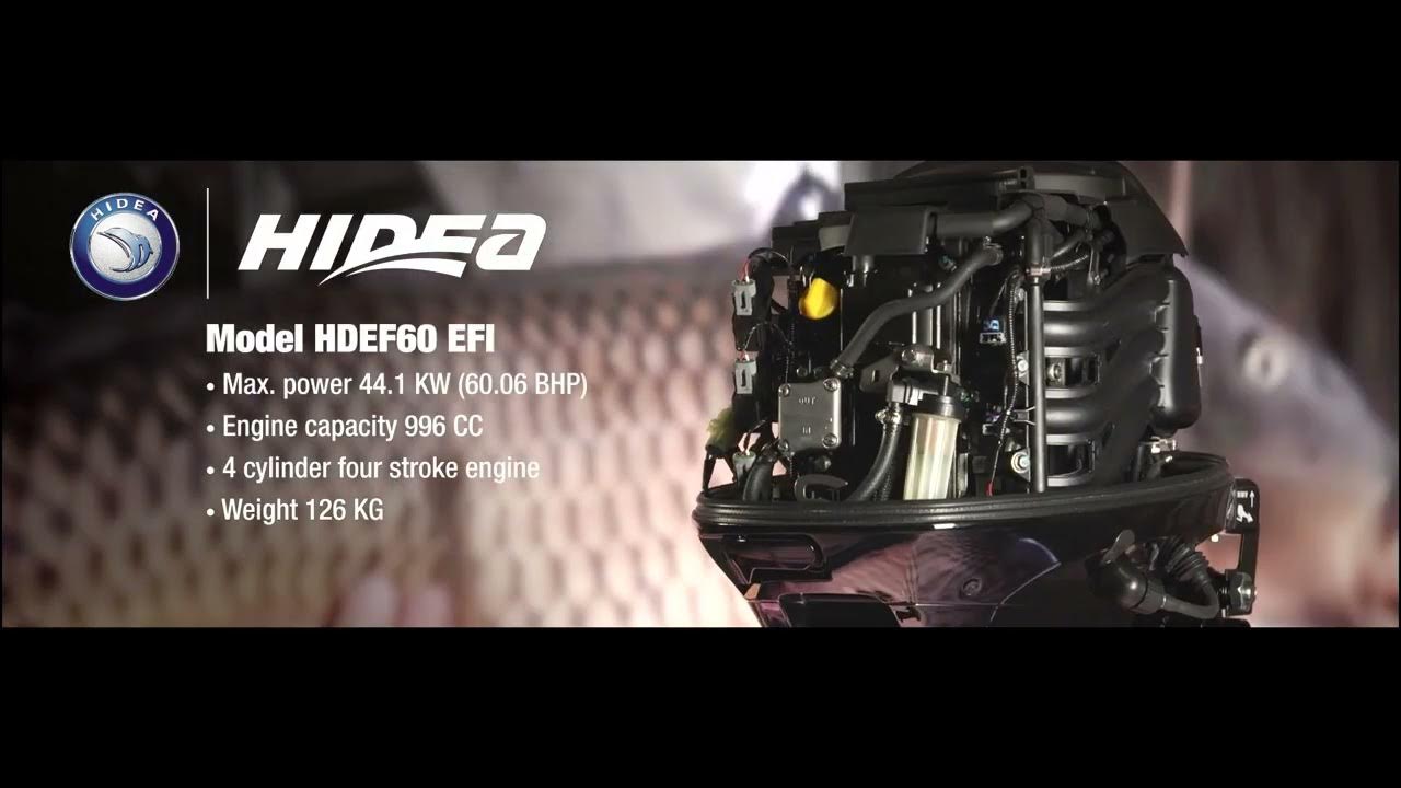 Hidea HDEF60 Påhængsmotor - YouTube