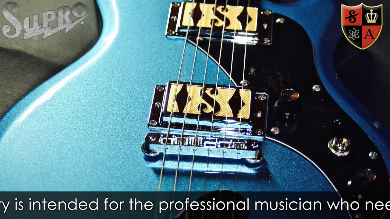 Supro Island Series Westbury Guitar - YouTube