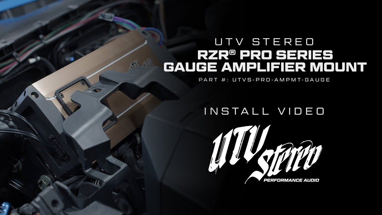 How to Install: RZR® Pro Series Gauge Amplifier Mount - YouTube