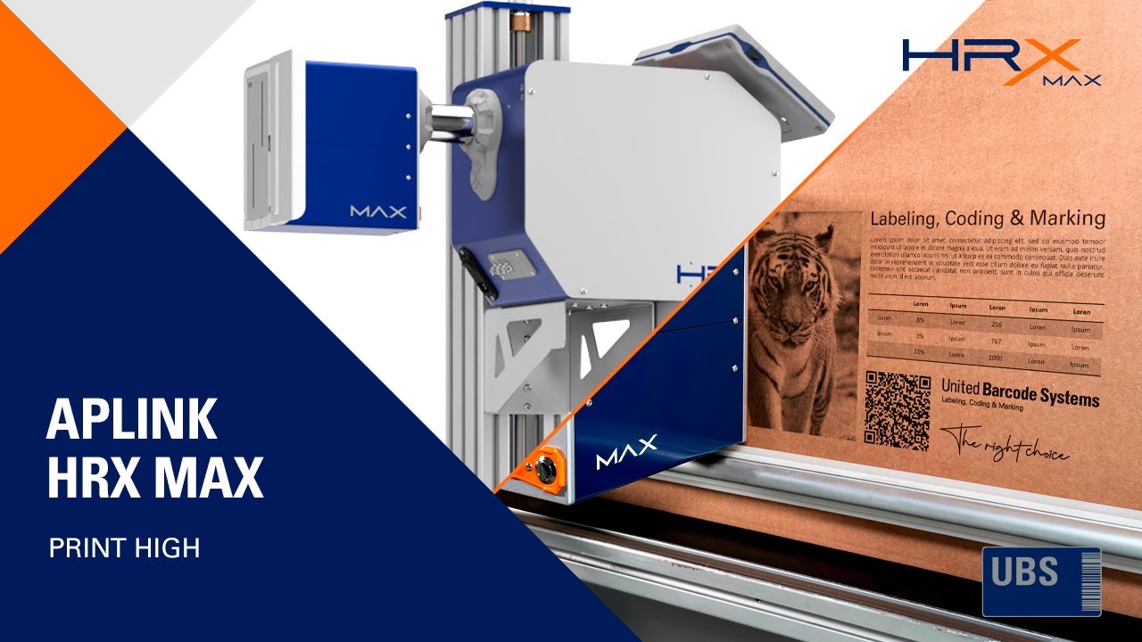 🆕 APLINK HRX MAX | Print High | 140mm (5.6”) printhead to optimize ...