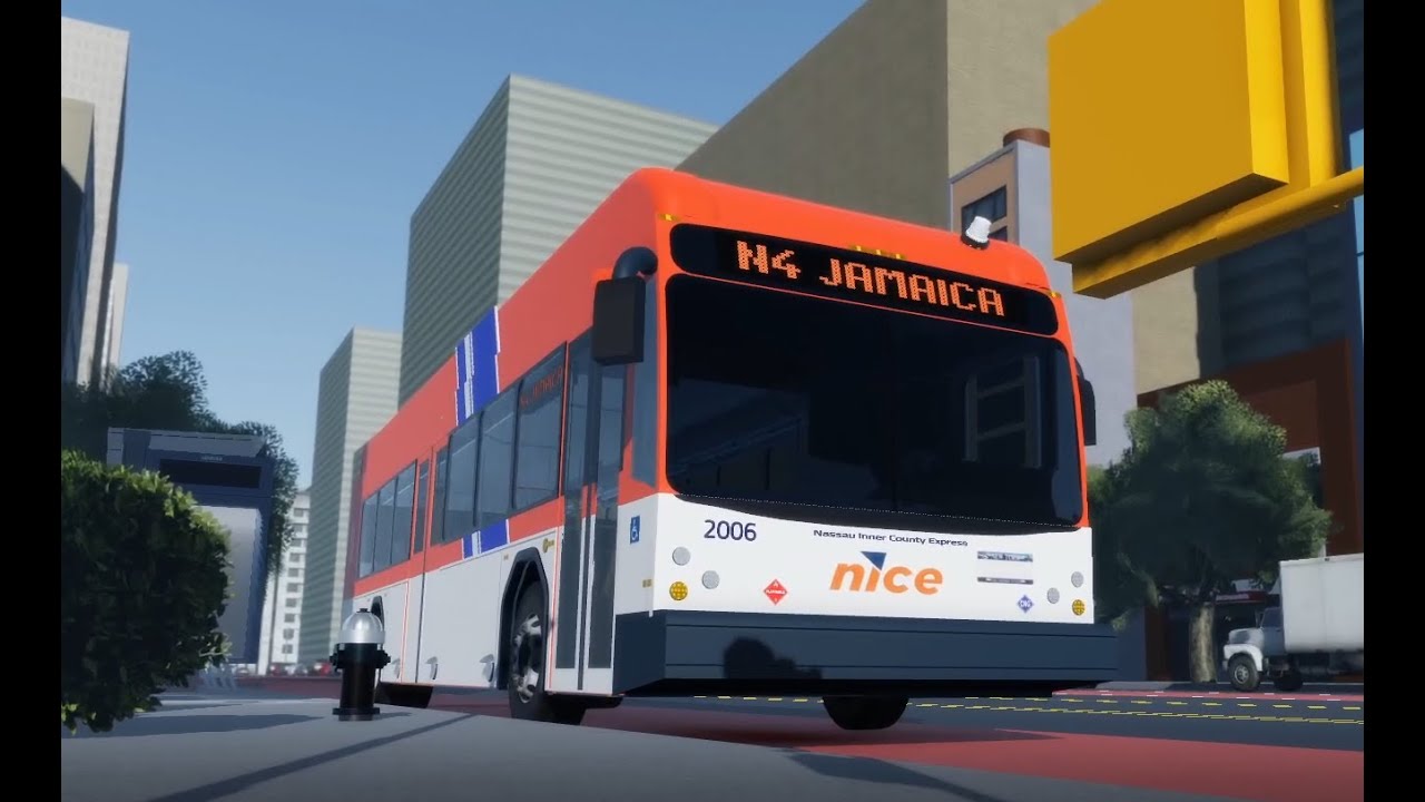 (StonePearl Exclusive) Roblox Nice Bus Gillig BRT #2006 In Manhattan ...