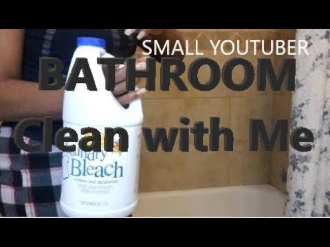 Small YouTuber: Bathroom Clean With Me - YouTube