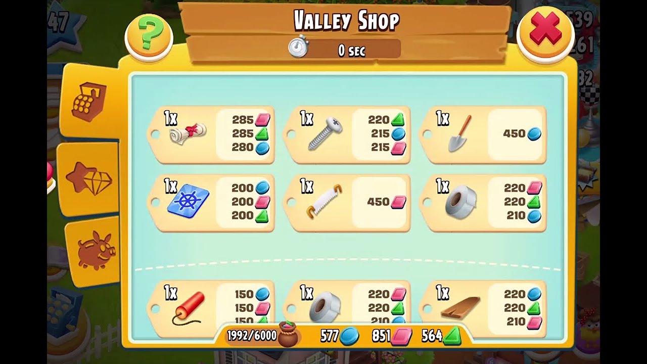VALLEY SHOP || GAME PLAY HAY DAY EVERY DAY - YouTube