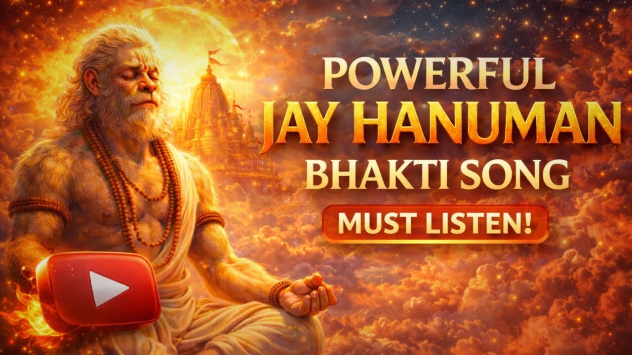 POWERFUL HANUMAN CHALISA - Healing Version | 🔥 Jay Hanuman Bhakti Song ...