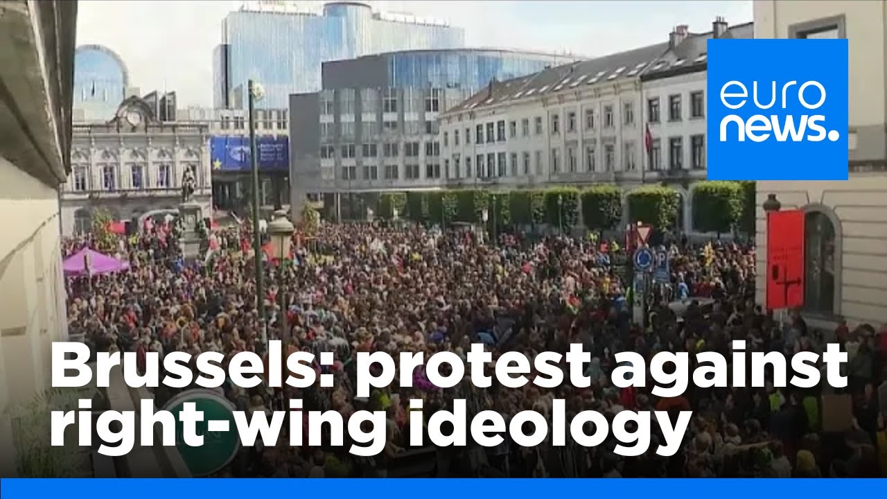 4,500 people march through Brussels in protest against right-wing ...