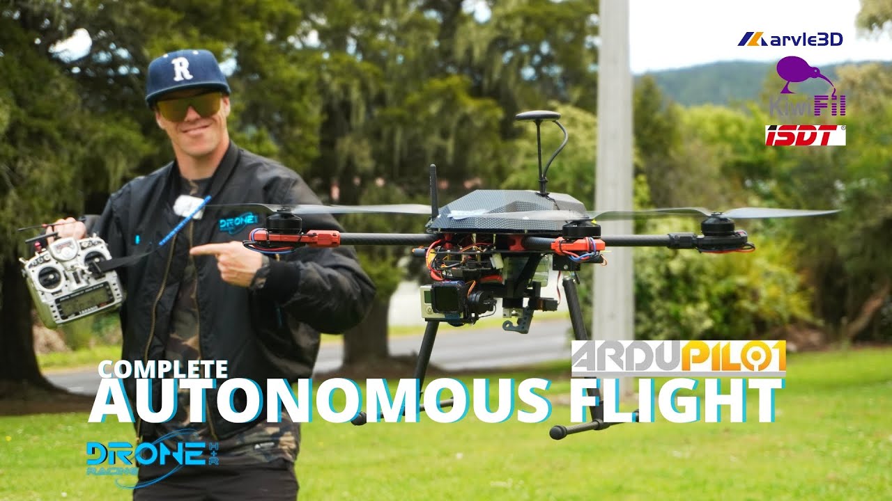 Autonomous UAV Waypoint DIY Drone - YouTube