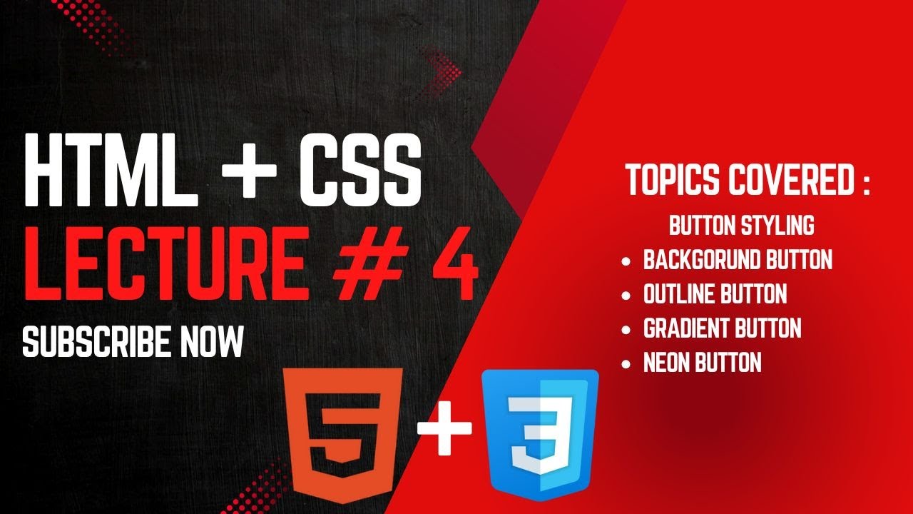 CSS Crash Course | Ultimate Button Styling Tutorial: Background ...