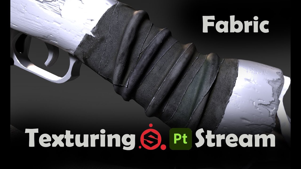 Substance Painter texturing fabric (Part_2) - YouTube