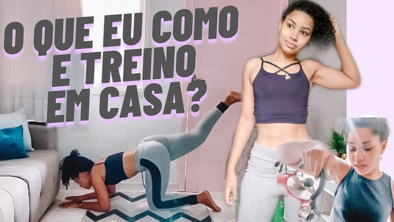 MINHA ROTINA SAUDÁVEL TREINANDO EM CASA - YouTube