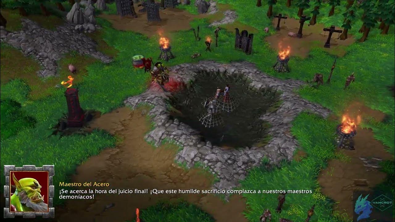 Warcraft III Reforged Campaña HUMANOS La Plaga de Lordaeron Capítulo 2: "BlackRock & Roll" - YouTube