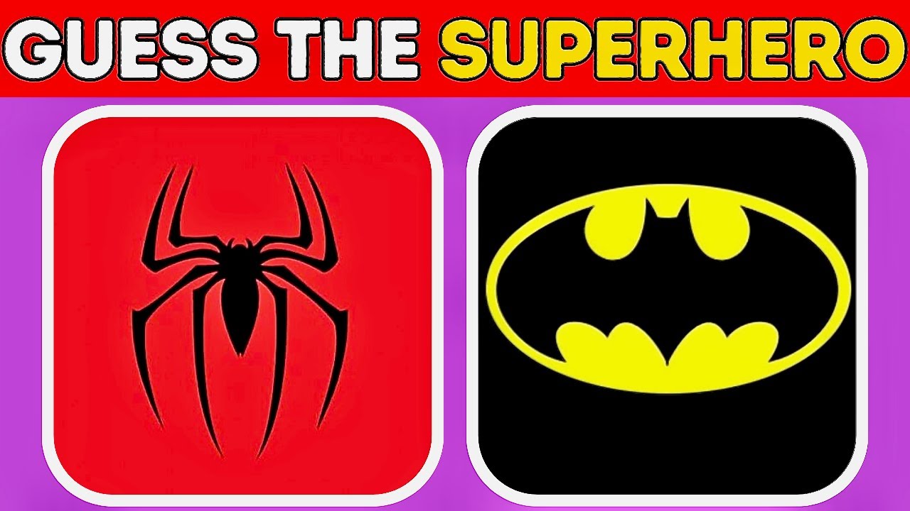 Can You Guess The Superhero By Their Logo? - Guess The Logo - Guess The ...