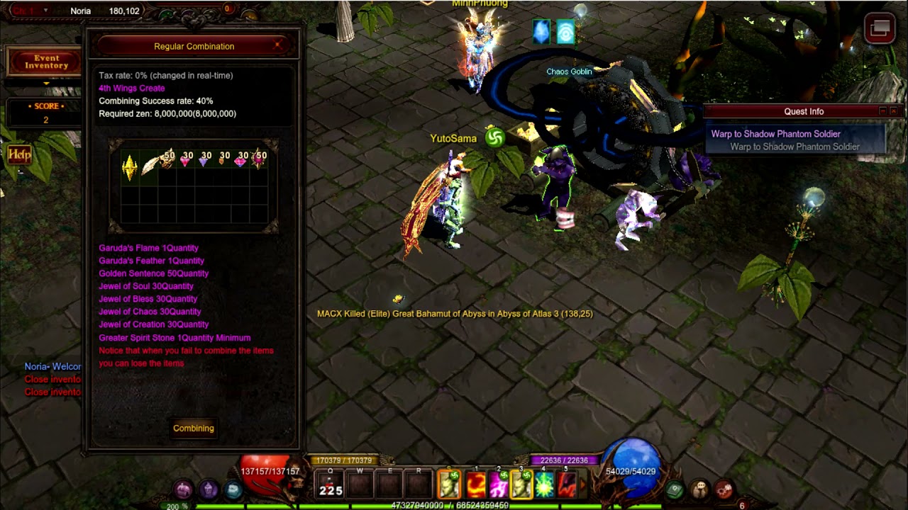 [MU online] Create 4th Wing - Season 16 - YouTube