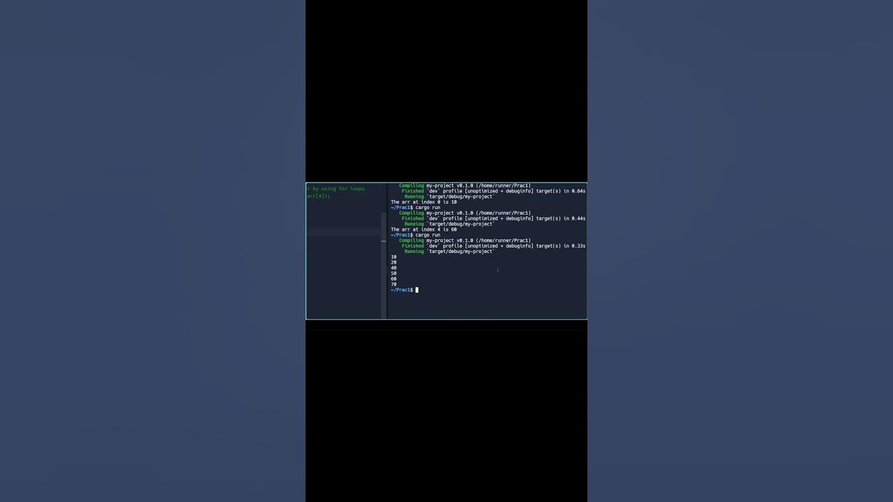 Array S In Rust Coding Rustlang Rustshorts Coding Rustprogramming Youtube