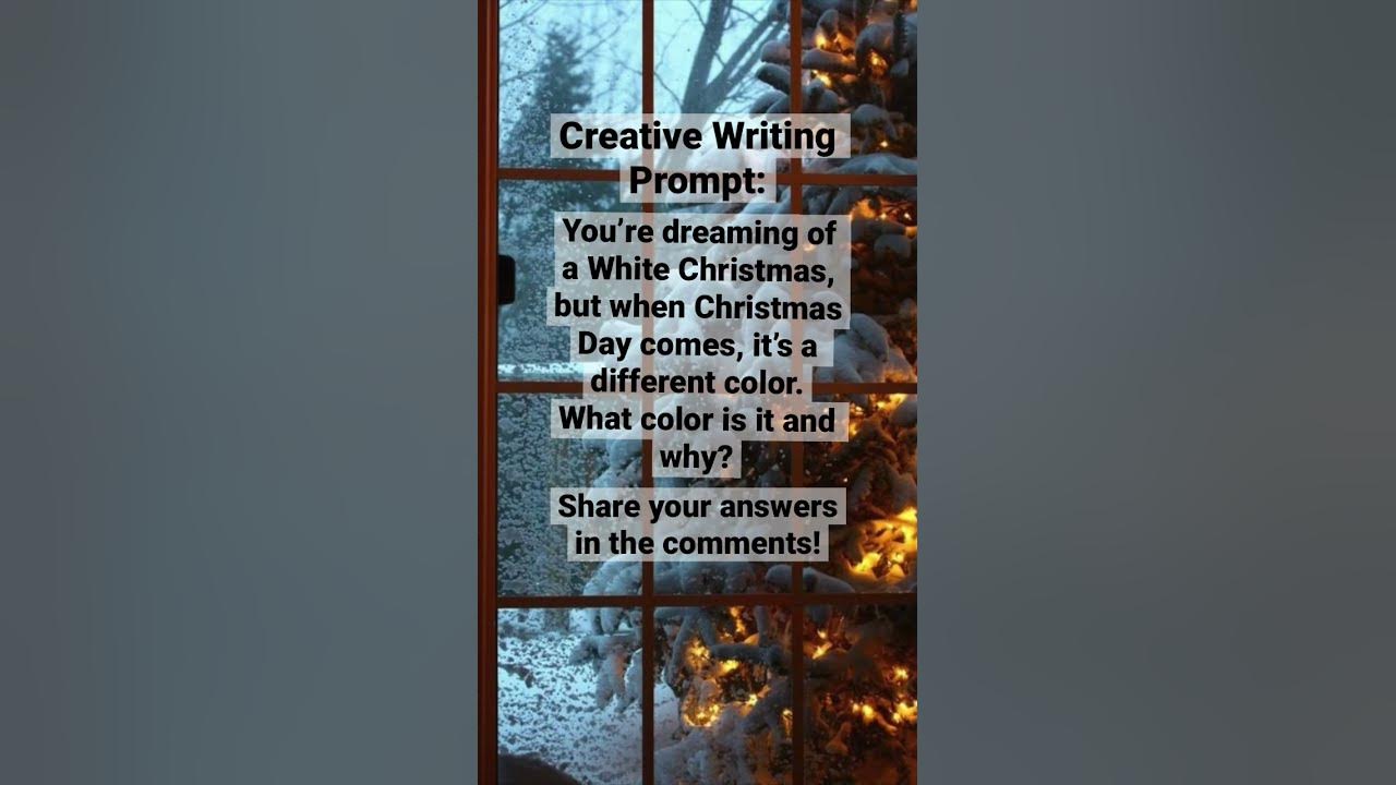 A Colorful Christmas | Creative Writing Prompt (share answers in ...