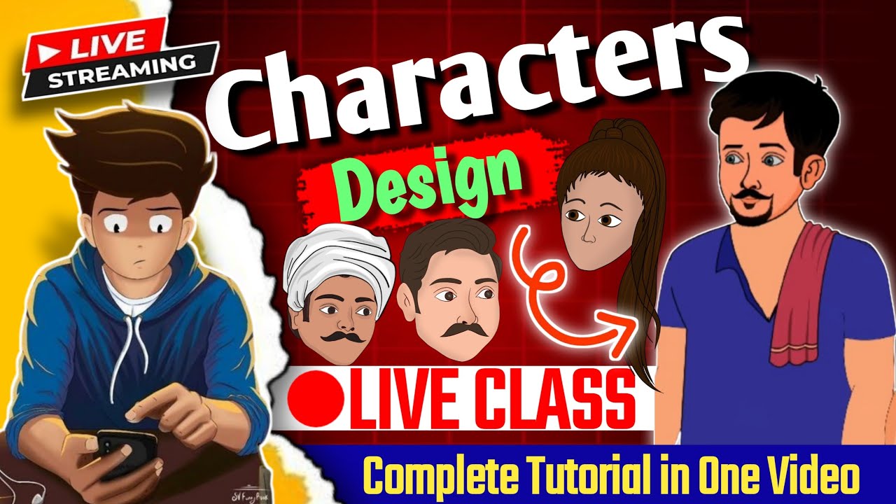🔴LIVE CHARACTER MAKING - YouTube