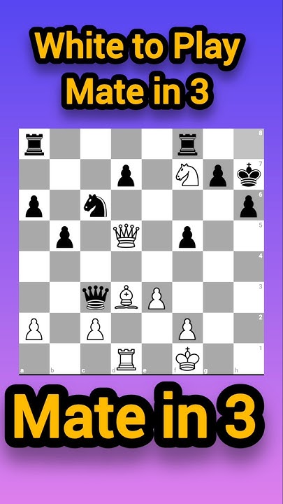 White to Play & Mate in 3 – Can You Spot the Hidden Trap? | #605 #chess #shorts #chesspuzzle 🔥🔥 ...