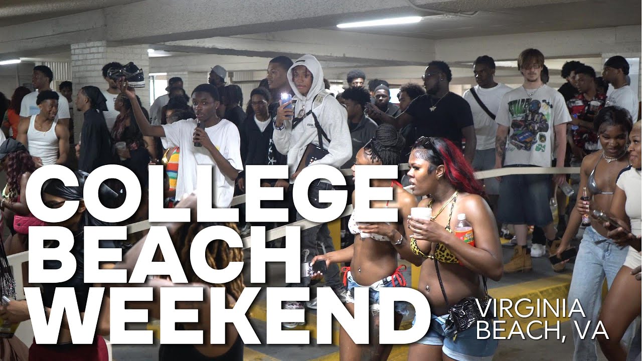 COLLEGE BEACH WEEKEND VLOG - YouTube