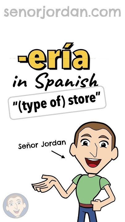 Spanish Bite - The Suffix -ería for types of stores #spanishforeveryone ...