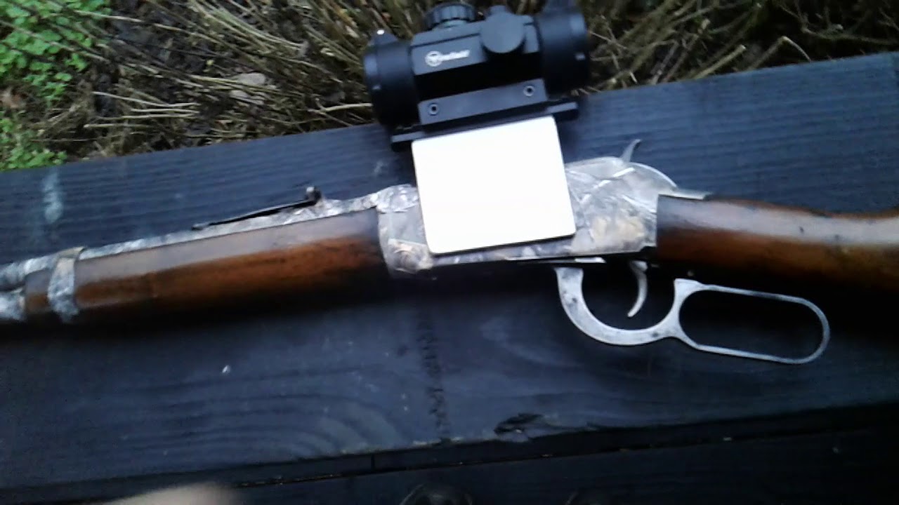 Win 94 scope mount home made - YouTube