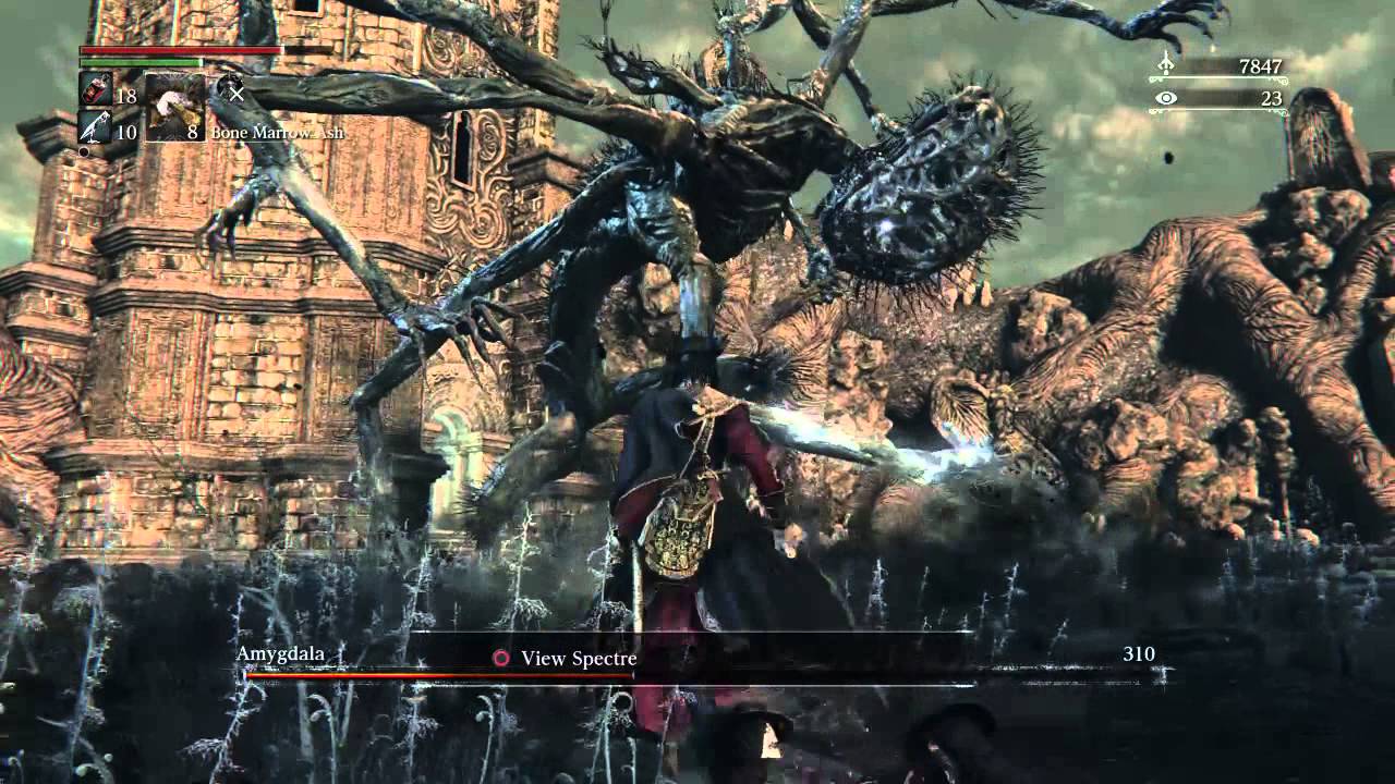 Bloodborne™ - Amygdala Boss Fight - Solo - YouTube