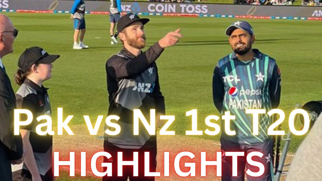 Pak vs Nz 1st t20 Full Highlights/ tri series /pak vs nz 2022 - YouTube
