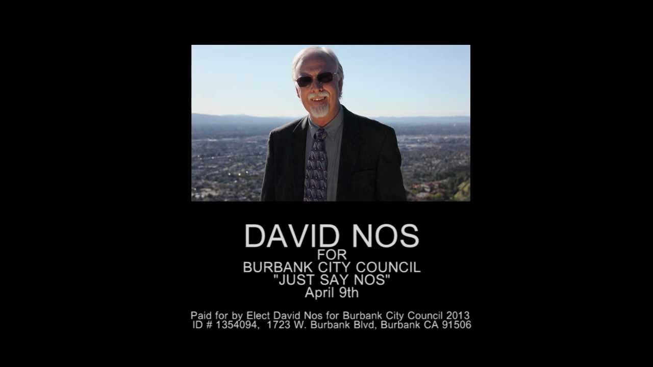 David Nos for Burbank City Council - YouTube