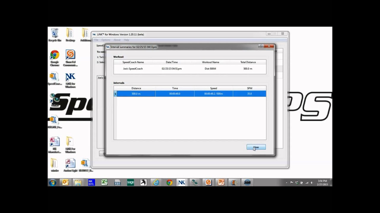How to Wirelessly Download Workout Data from your SpeedCoach GPS Model ...