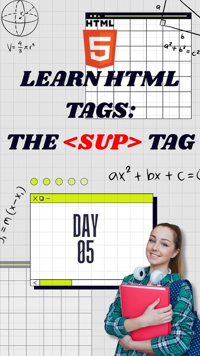 🔹 HTML Tags Explained – Day 5 | Superscript Superscript Tag 🔹#trending ...