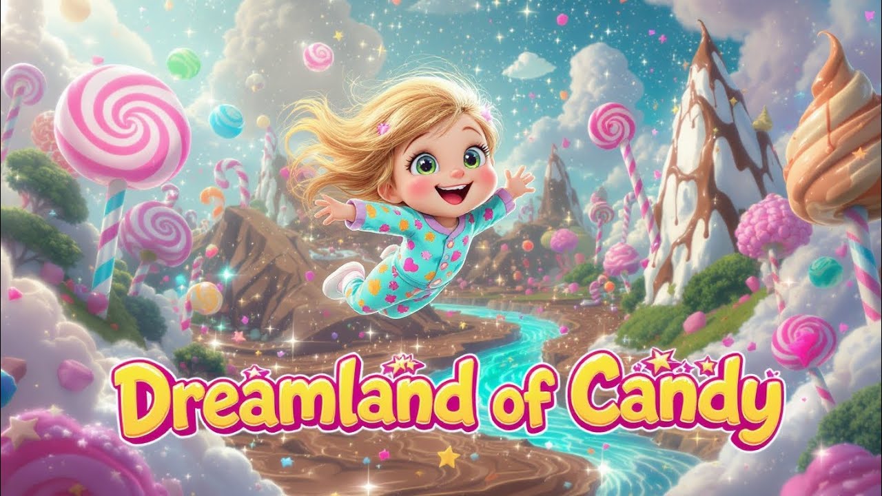 “Dreamland of Candy 🍭 | Kids 3D Rhyme Song | Chocolate & Candyland ...