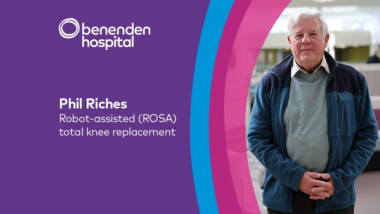 Phil Riches ROSA Knee Replacement Surgery - YouTube