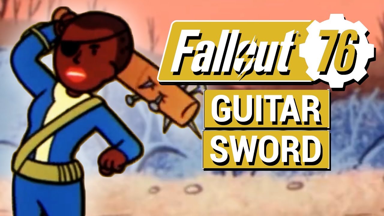 FALLOUT 76: NEW Guitar Sword Melee Weapon and Sickleman REVEALED ...