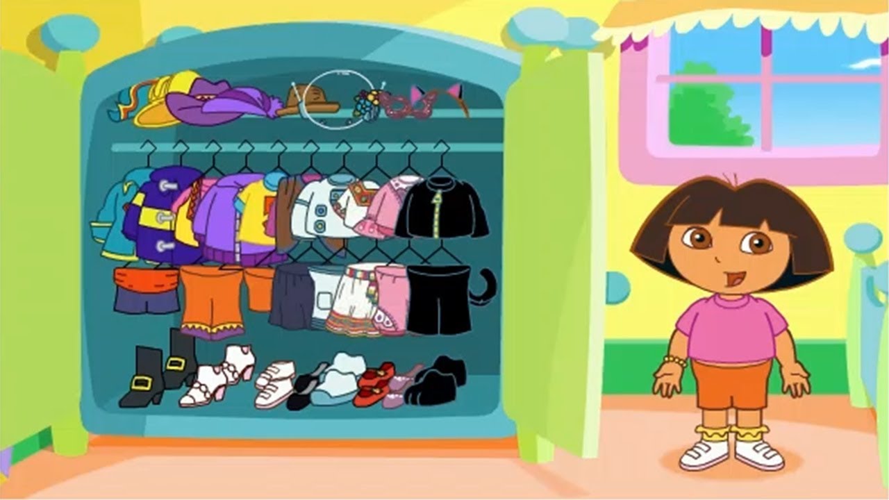 Jogo - Dora Aventureira - Trocando as roupas da Dora! - YouTube