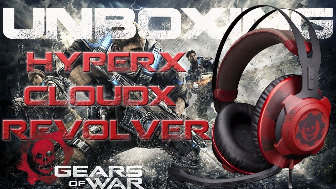 UNBOXING HYPERX CLOUDX REVOLVER GEARS OF WAR - YouTube