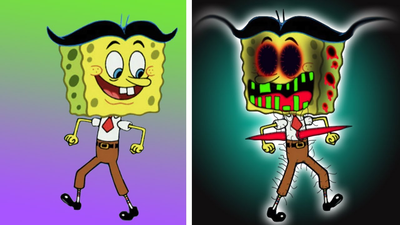 Spongebob SquarePants STANLY As Horror Version ⚡⚡⚡ - YouTube